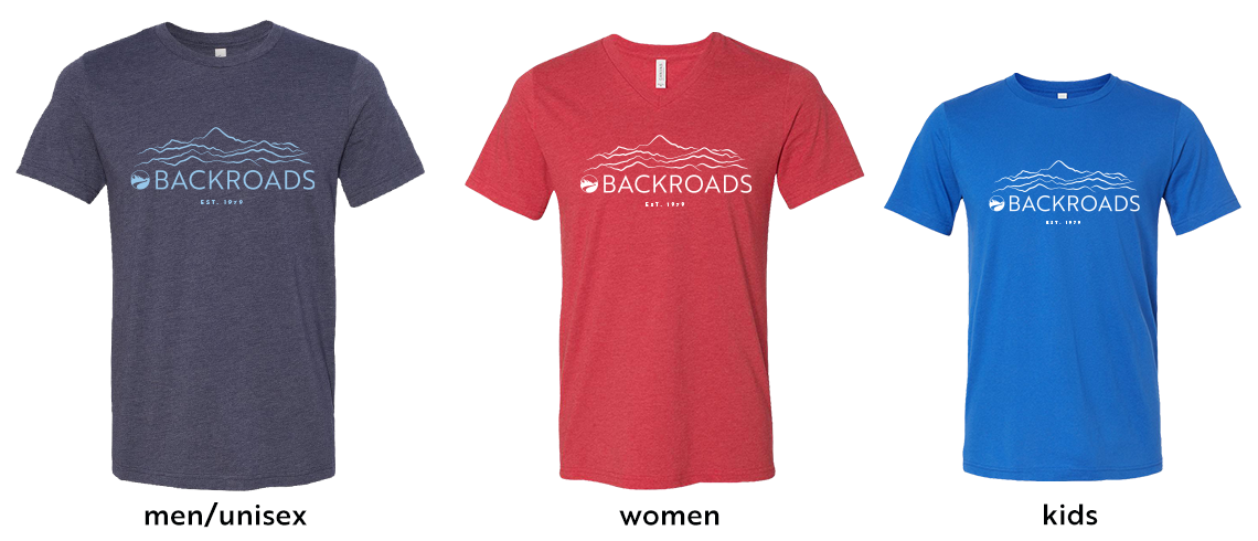 Complimentary Backroads Apparel | Backroads